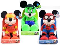 China Marvel Disney Licensed Plush Stuffed Toys 45cm Spider Man Hulk Mickey Mouse for sale