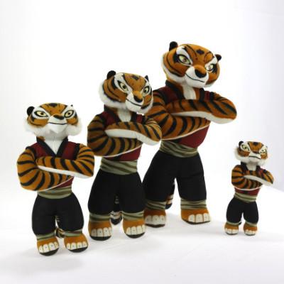 China Custom Kungfu Panda Tigress Plush Toy 20-40cm Soft Stuffed Animal for Promotion Gifts for sale