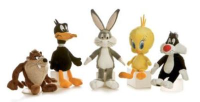 China Custom Looney Tunes Plush Toys 20cm to 40cm Polyester Stuffed Animals for Kids for sale
