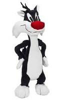 China Sylvester Looney Tunes Stuffed Animal Plush Toy 30cm Polyester Cartoon Collectible for sale