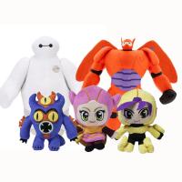 China Big Hero 6 Baymax Action Figure Disney Plush Toys in Polyester Material for sale