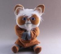 China Kungfu Panda Master Shifu Sitting Plush Toy 20cm Soft Stuffed Doll for Collection for sale