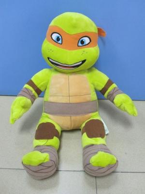 China 45cm Yellow Teenage Mutant Ninja Turtles Plush Toy Soft Polyester Stuffed Doll for Collection for sale