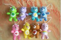 China Care Bears Plush Toy Keychain 12cm Eco-Friendly Soft Fleece for Promotion Gifts for sale