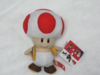 China Super Mario Mushroom Old Man Cartoon Plush Toy 20cm Polyester for Promotion Gifts for sale
