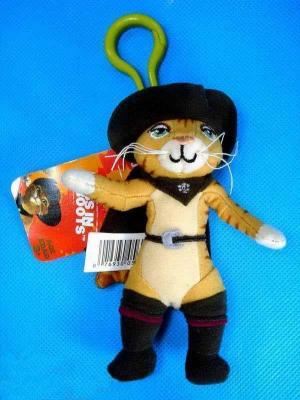 China Custom 15cm Puss in Boots Plush Keychain Stuffed Toy for Promotional Gifts OEM for sale