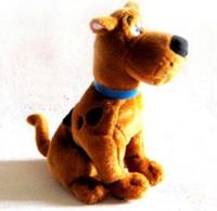 China Promotional Cartoon Plush Toys scooby doo Stuffed , Sitting Pose for sale