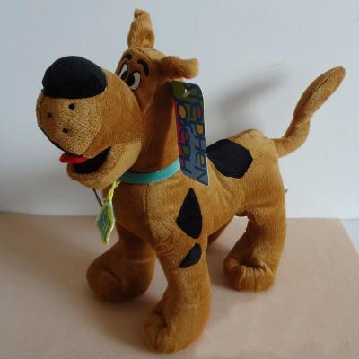 China Custom Scooby Doo Standing Plush Toy 25cm Soft Stuffed Animal for Promotion OEM for sale