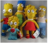 China The Simpsons Stuffed Animals Cartoon Plush Toys , Polyester Material for sale