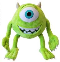 China Monsters University Mike Wazowski Plush Toy 20cm Green Polyester Stuffed Doll for sale