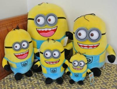 China Custom Plush Minion Toy 20-35cm Soft Polyester Stuffed Doll with 3D Eyes for Gift for sale