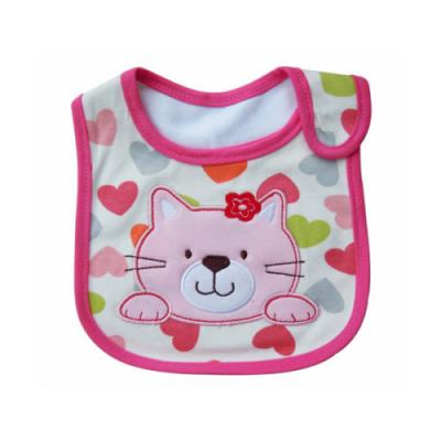 China Custom Eva Waterproof Baby Bibs 28x19cm Cotton Toweling for Boys Girls for sale