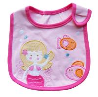 China Cotton Baby Bibs Waterproof 28x19cm Infant Feeding Saliva Towel Bibs OEM Custom for sale
