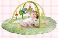 China Light Green Large Baby Play Gym 120x120x60cm for Sleeping and Activity for sale