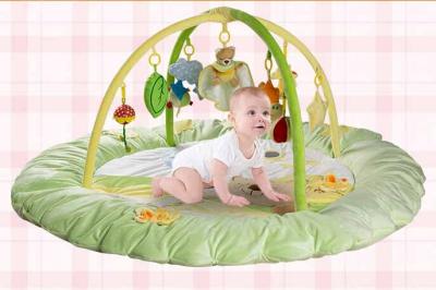China Light Green Large Baby Play Gym 120x120x60cm for Sleeping and Activity for sale