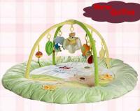 China Light Green Large Baby Play Gym 120x120x60cm for Sleeping and Activity for sale