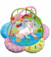 China Custom Baby Play Gym Mat 120cm with Soft Foam Floor and Hanging Toys for Infant Development for sale