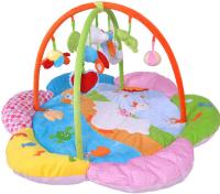 China Custom Baby Play Gym Mat 120cm with Soft Foam Floor and Hanging Toys for Infant Development for sale