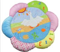 China Custom Baby Play Gym Mat 120cm with Soft Foam Floor and Hanging Toys for Infant Development for sale
