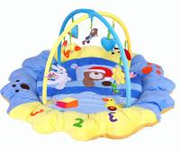China Sunflower Baby Play Gym Activity Mat 120x120x60cm Soft Foam Toddler Playpen for sale