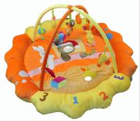 China Sunflower Baby Play Gym Activity Mat 120x120x60cm Soft Foam Toddler Playpen for sale
