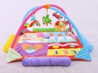 China Baby Activity Gym Mat 90x90x60cm Customized Infant Play Mat with Soft Foam and Toys for sale