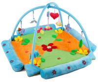 China Baby Play Gym with Mat 90x90x60cm Soft Foam Toddler Activity Toy Indoor Play Center for sale
