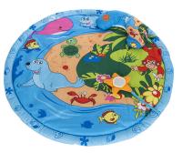 China Sea Animal Baby Play Gym 90x90x60cm Soft Foam Toddler Activity Mat with Hanging Toys for sale