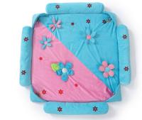 China Blue Happy Garden Baby Play Gym 90x90x60cm Soft Foam Floor Mat with Toys for sale