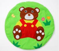 China Panda Soft Cotton Baby Play Gym 90x90x60cm with Hanging Toys and Melodies for sale