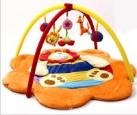 China Orange Lion Baby Play Gym 120x120x60cm Musical Activity Mat with Soft Foam Floor Toys for sale
