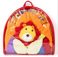 China Orange Lion Baby Play Gym 120x120x60cm Musical Activity Mat with Soft Foam Floor Toys for sale