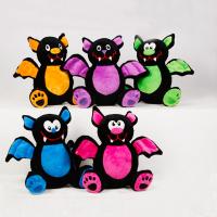 China 10 inch Green Halloween Plush Teddy Bear Stuffed Toy 25 cm Custom OEM for sale