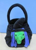 China Black Halloween Plush Toys 30cm Stuffed Animals Gift Bags for Party Favors for sale
