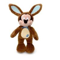 China Customized Stuffed Animals Easter Mickey Mouse Bunny Plush Toys in Brown / Off white for sale