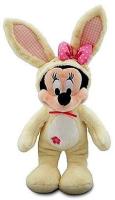 China Customized Stuffed Animals Easter Mickey Mouse Bunny Plush Toys in Brown / Off white for sale