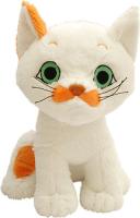 China Custom 12 Inch Black White Cat Stuffed Animal Plush Toy Soft Cartoon Plush OEM 30cm for sale