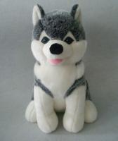 China 12 Inch Soft White Husky Stuffed Animal Custom Plush Toy Eco Friendly 30cm for sale