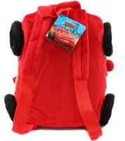 China Disney Lightning McQueen Plush Backpack School Bag 35cm for Kids Promotional Gifts for sale