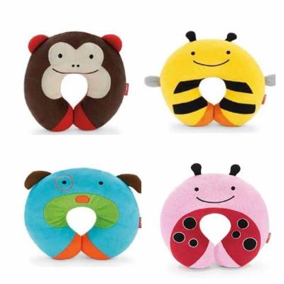 China Custom Monkey HoneyBee Child Car Seat Cushion Baby Neck Pillow 32x32cm OEM for sale