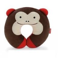 China Custom Monkey HoneyBee Child Car Seat Cushion Baby Neck Pillow 32x32cm OEM for sale
