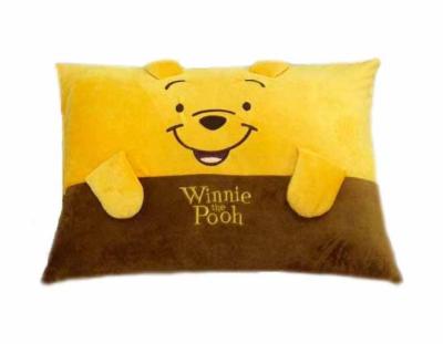 China Custom OEM Disney Winnie the Pooh Plush Baby Pillow 30x40cm Yellow for sale
