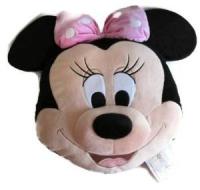 China Disney Minnie Mouse Head Cushion Pillow 40cm Plush Soft Bedding for Kids for sale
