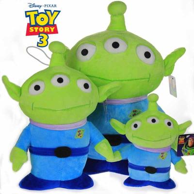 China Disney Pixar Toy Story Alien Plush Toy 10cm 30cm 40cm Soft Polyester Stuffed Doll for sale