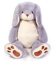 China Personalized Plush Toys Grey Easter Bunnies Stuffed Animals with 100% PP cotton for sale