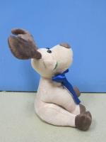 China 20cm Christmas Plush Reindeer Moose Stuffed Animal Toy with Ribbon for Holiday Promotion for sale