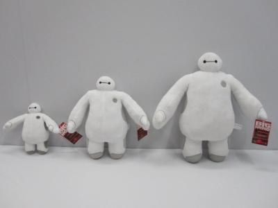 China Big Hero 6 Baymax Plush Toy Rotational Hand 20cm 30cm 40cm Soft Polyester Stuffed Doll for sale