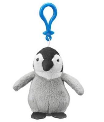 China Custom 12cm Penguin Plush Toy Keychain OEM Promotional Gift Soft Stuffed Animal for sale