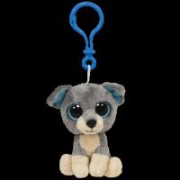 China Custom Husky Dog Plush Toy Keychain 12cm Soft Stuffed Animal Keyring OEM for sale