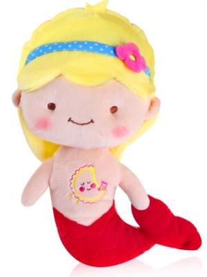 China Custom OEM 25cm Pink Mermaid Stuffed Doll Plush Toy with ASTM EN71 CE Cert for sale